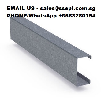 150x65x15mm Mild Steel C-Purlin For Roofing - Singapore Specialized ...