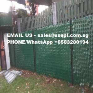 See Through Fence Convert To Privacy Fence Modification In Singapore ...