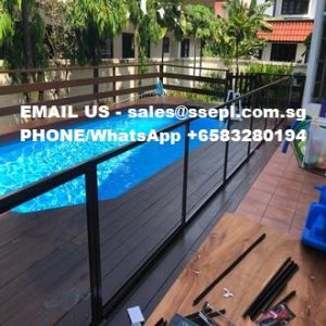 Public Swimming Pool Timber Deck Conversion - Singapore Specialized ...