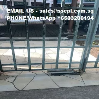 Outdoor EM Lock Installation - Singapore Specialized Engineering Pte ltd